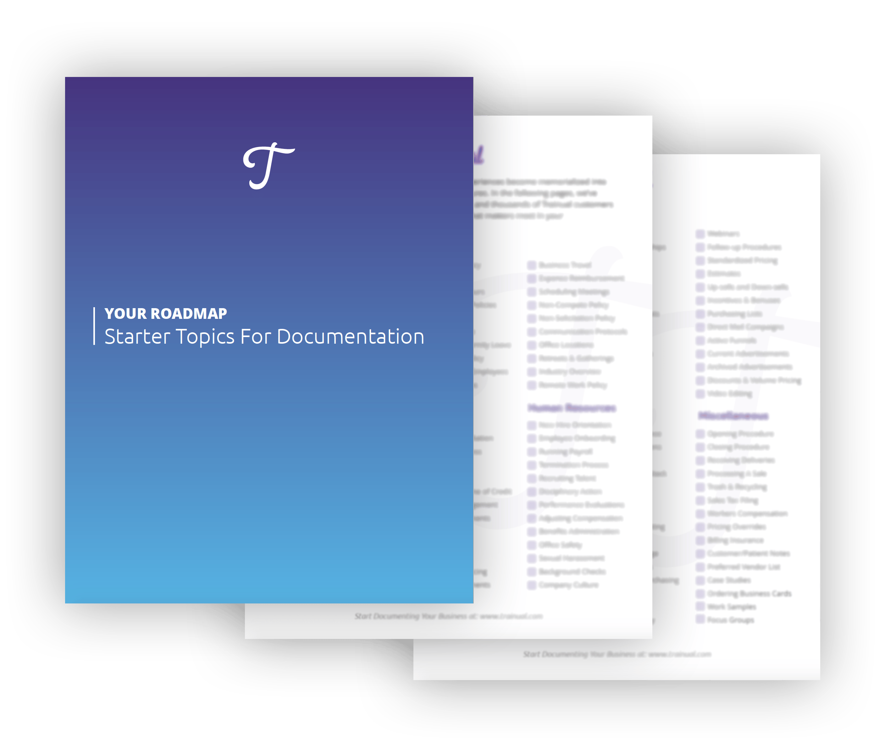150+ Business Topics to Document Today - FREE Worksheet